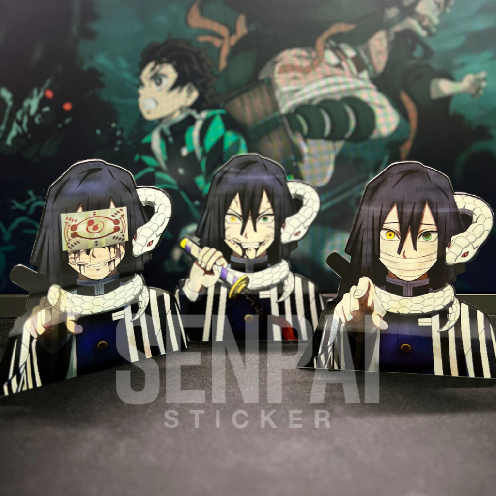 Jual Demon Slayer SENPAI STICKER Stiker Anime 3D TER MURAH Kimetsu no ...
