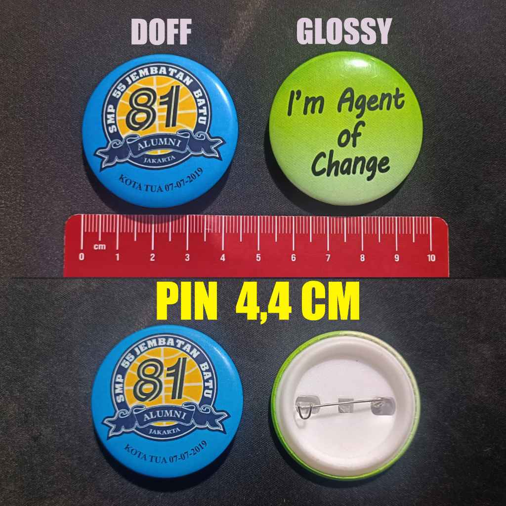 Jual HARGA GROSIR PIN PLASTIK D = 4,4 CM | Shopee Indonesia