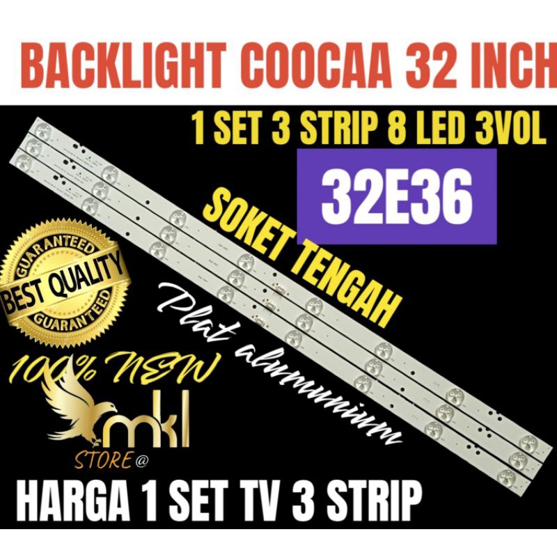Jual BACKLIGHT TV LED COOCAA 32 INCH 32E36 32E36T BACKLIGHT TV 32 INCH | Shopee Indonesia