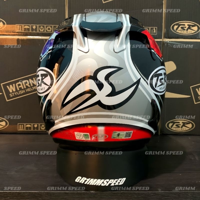 Jual HELM TSR RAM 4 MOTIF - NAKANO SILVER - NAKASUGA 21 - DOOHAN ...