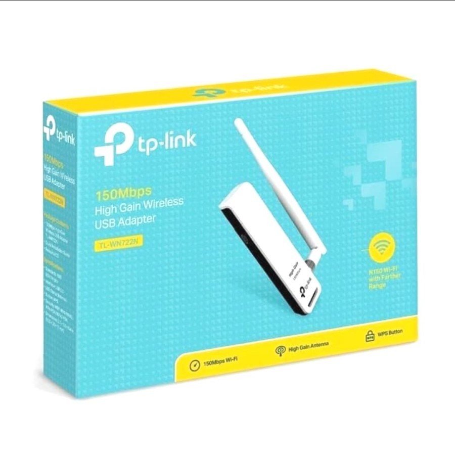 Jual Wifi Adapter TP-Link TL-WN722N 150Mbps High Gain Wireless USB ...