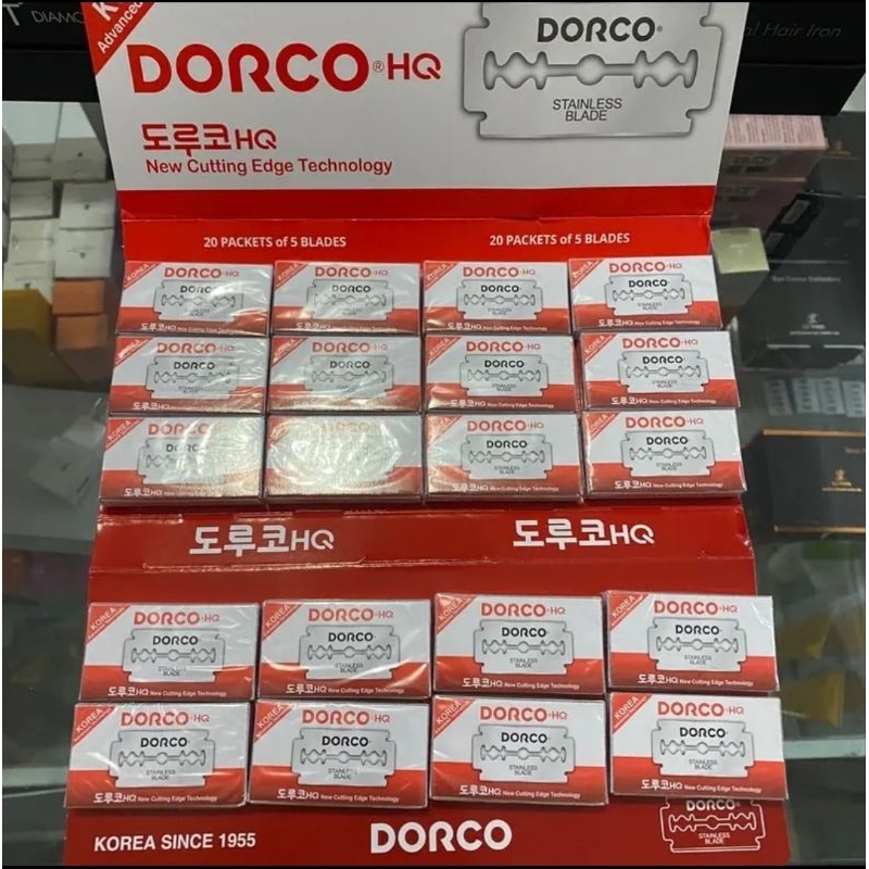 Jual Silet Dorco HQ stainless korea original silet darco | Shopee Indonesia