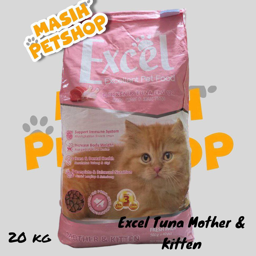 Jual Excel Cat Mother Kitten - Makanan Induk Kucing Ibu dan Anak - 20 ...