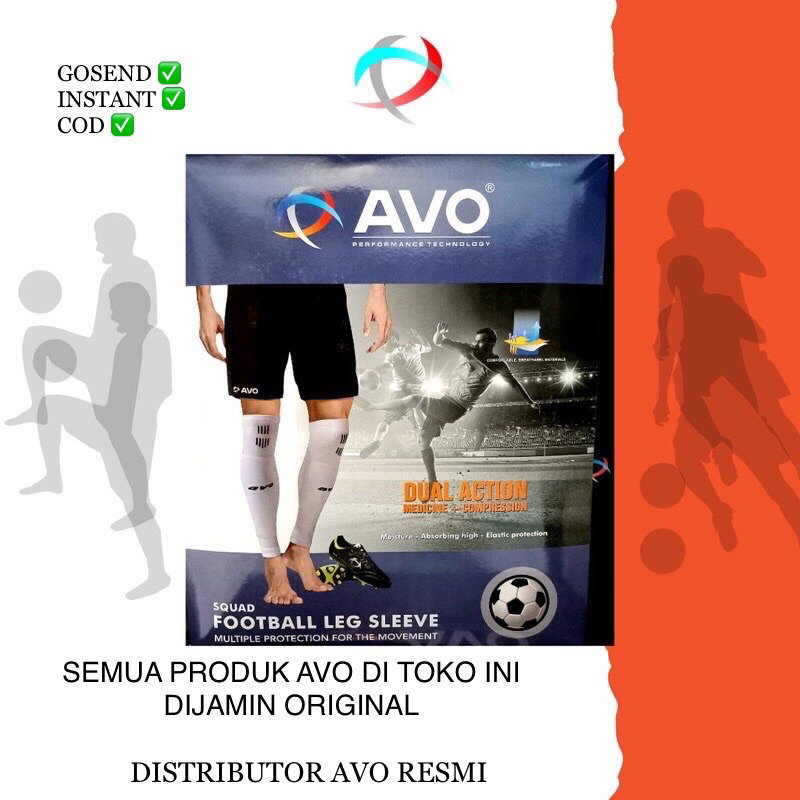 Jual LEG SLEEVE AVO ORIGINAL SQUAD KAOSKAKI SAMBUNG SLEEVE SHOES MANSET ...
