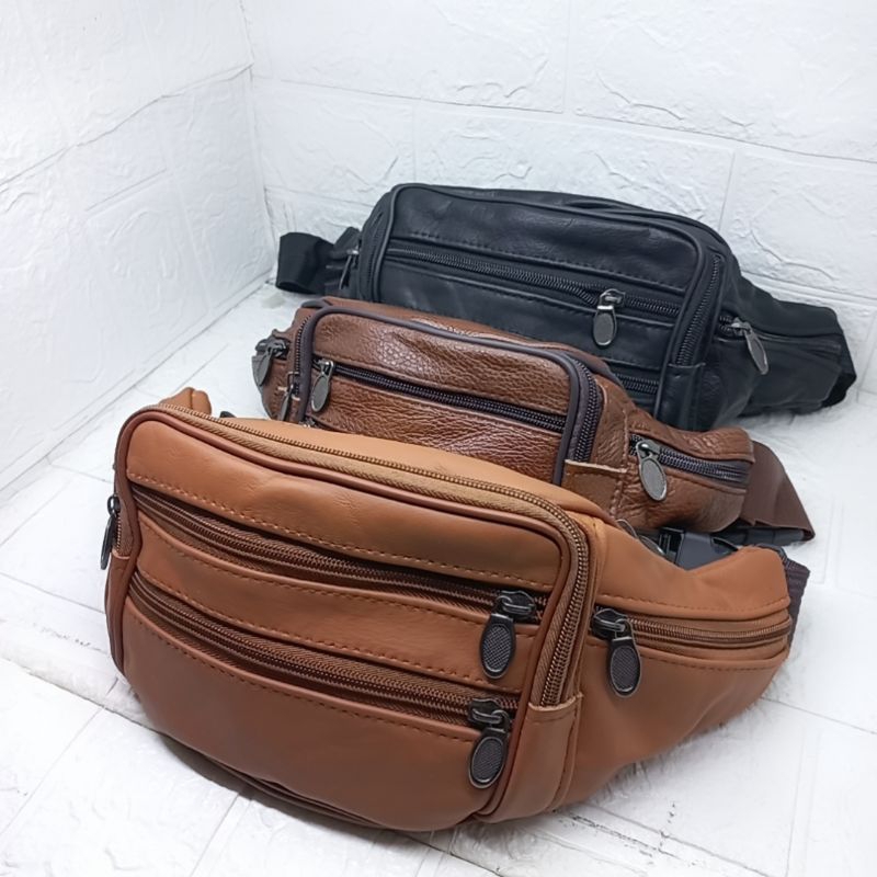 Jual Tas Pinggang Kulit Sapi Asli Ukuran BesarTas Selempang Kulit Asli ...