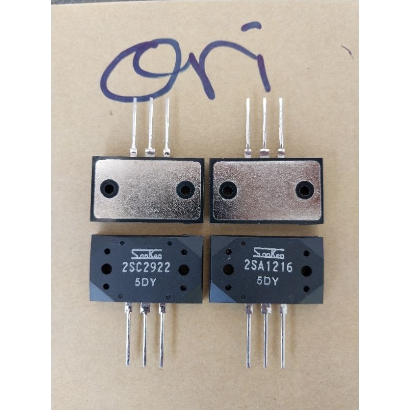 Jual transistor sanken 5dy original , transistor sanken 5dy 2sa1216 2sc2922 kualitas original ...