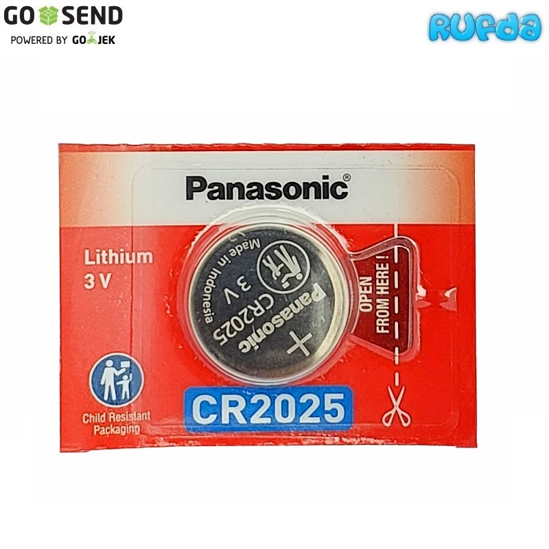 Jual Batre Kancing 2025 Panasonic Cr2025 Batre 3 Volt | Shopee Indonesia