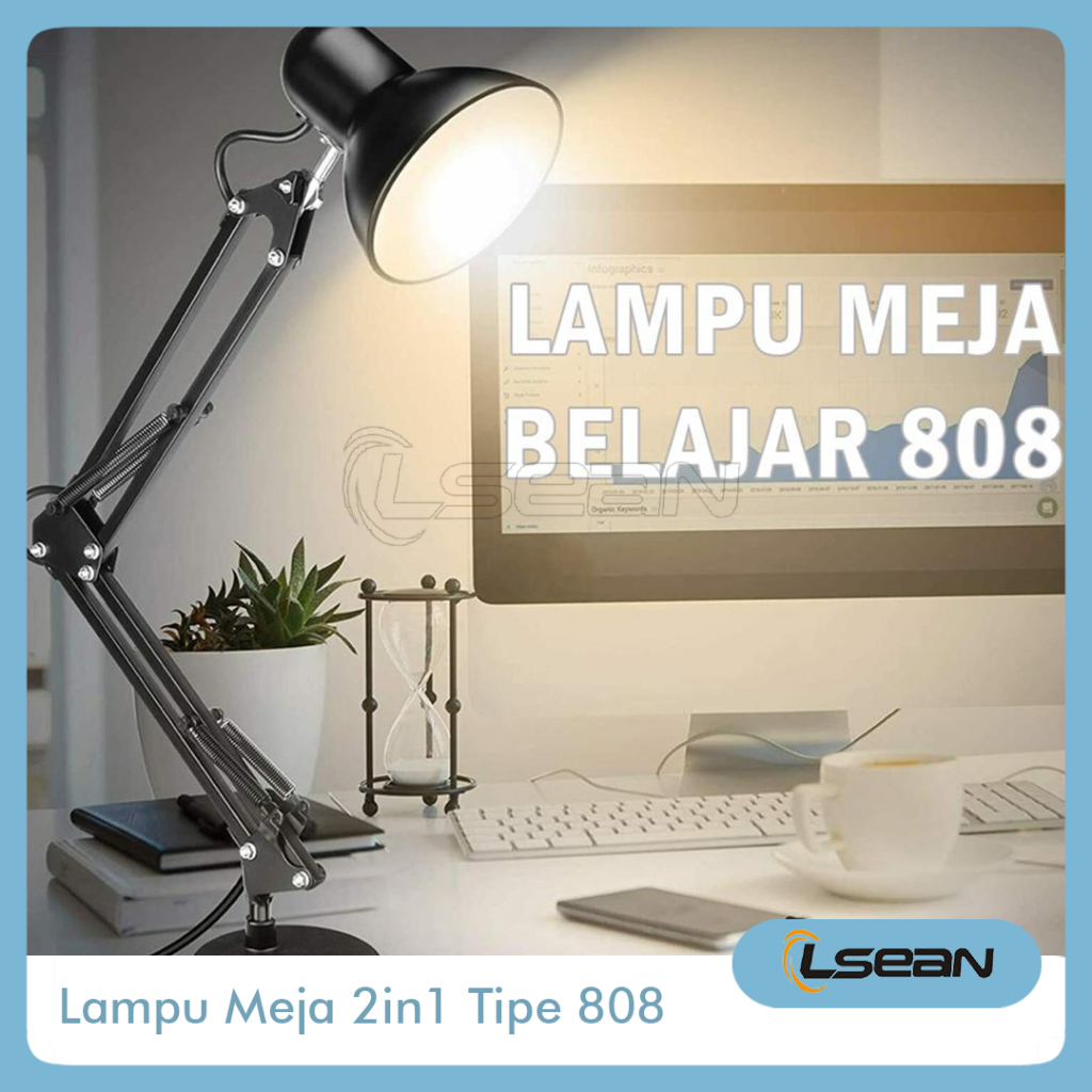 Jual STAND TIANG LAMPU BACA KERJA BELAJAR MEJA ARSITEK LAMPU JEPIT MEJA ...