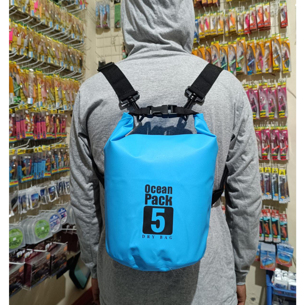 Jual Dry Bag - Drybag 5L 5 Liter Tali 2 / Ransel - Tas Anti Air / Tas Outdoor - Tas Mancing ...