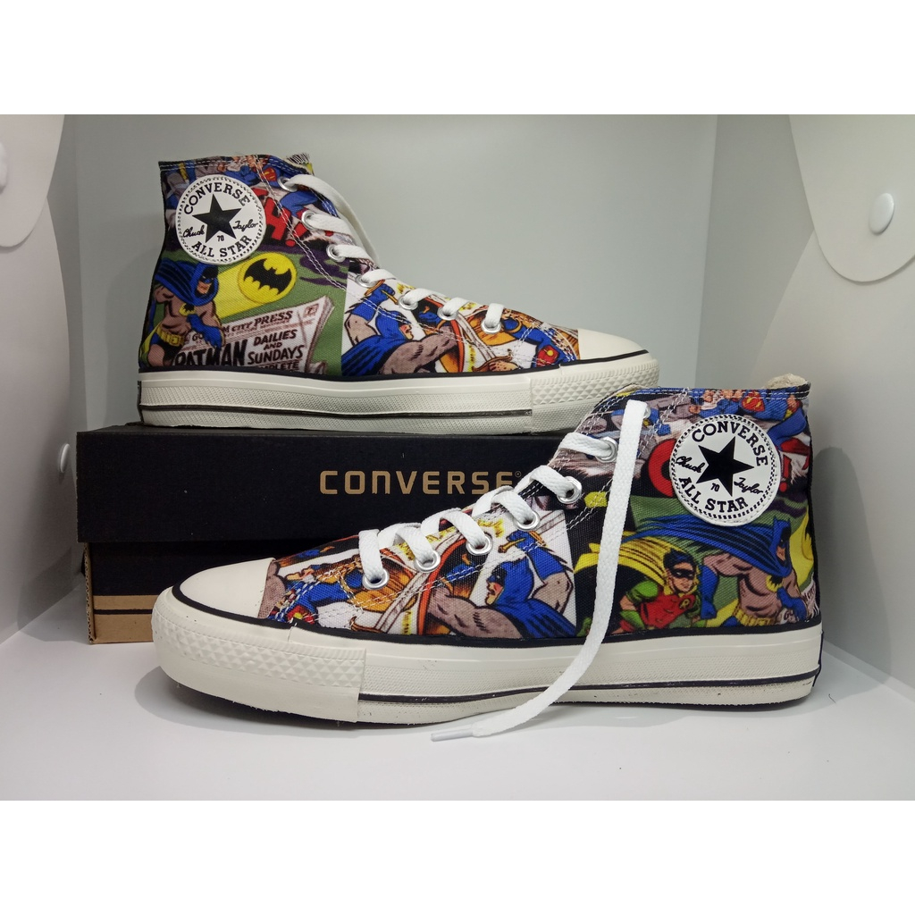 Jual SEPATU CONVERSE 70S HIGH X BATMAN DC COMIC KARAKTER | Batman All ...