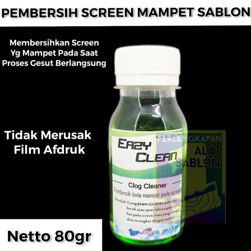 Jual PEMBERSIH SCREEN MAMPET SCREEN SABLON 80GR | Shopee Indonesia