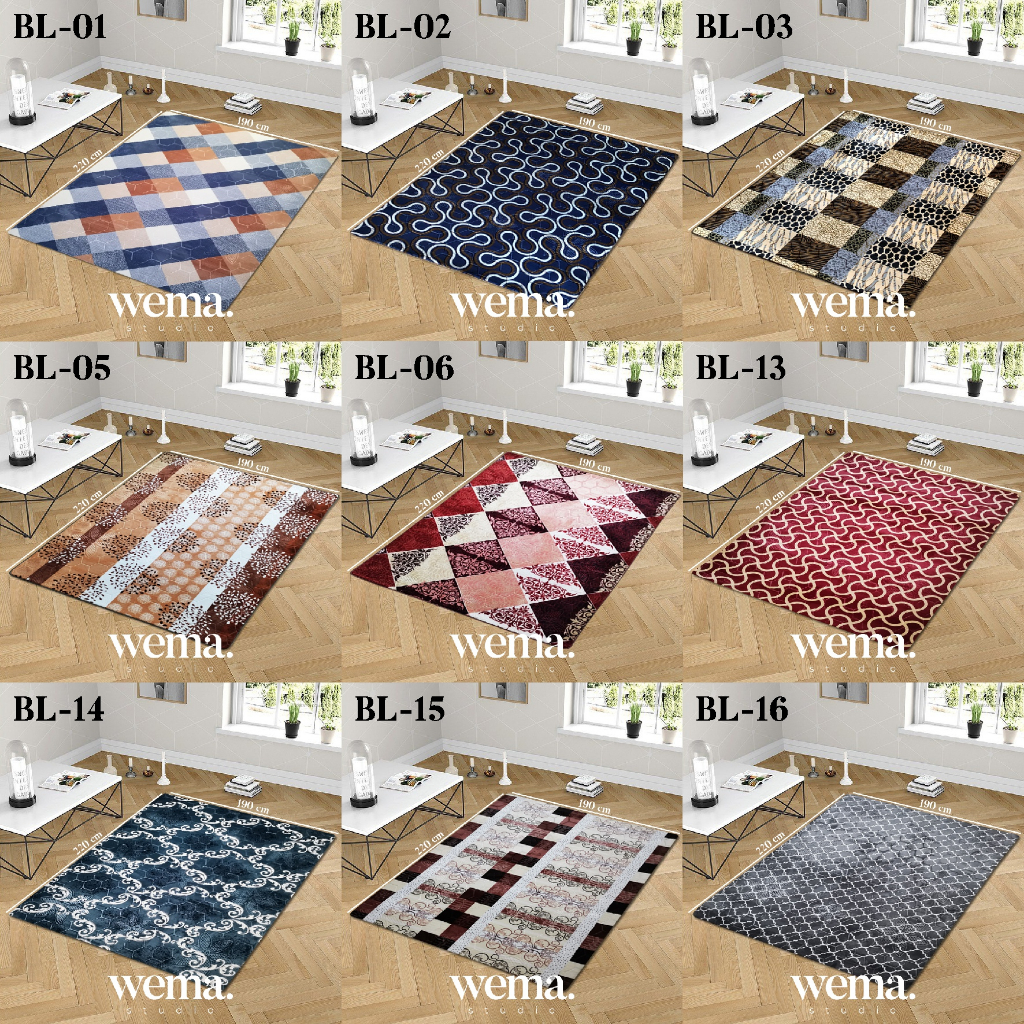 Jual Karpet Malaysia Ukuran 220 x 190 cm (L) - Motif Turki & Minimalis ...