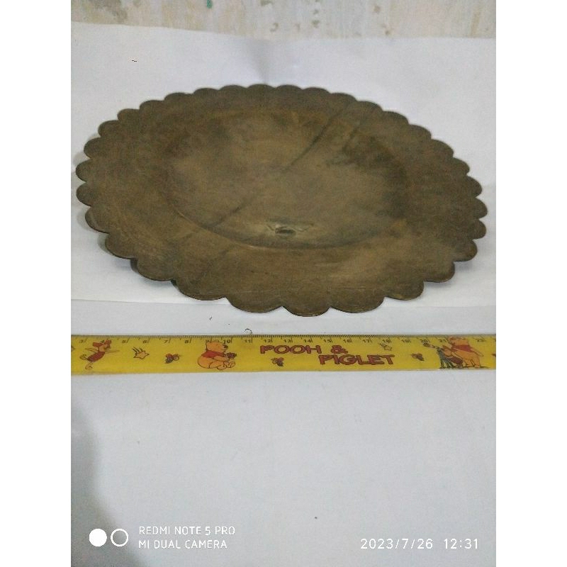 Jual piring kuningan jadul asli besar | Shopee Indonesia