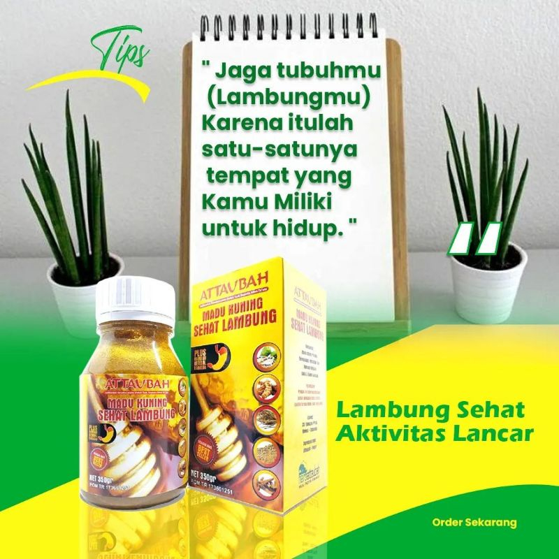 Jual Madu Kuning Sehat Lambung Attaubah 350 Gr | Shopee Indonesia