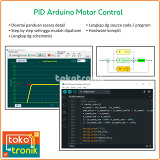 Jual PID Arduino Kontrol Motor DC - Paket Lengkap Belajar Kontrol PID ...
