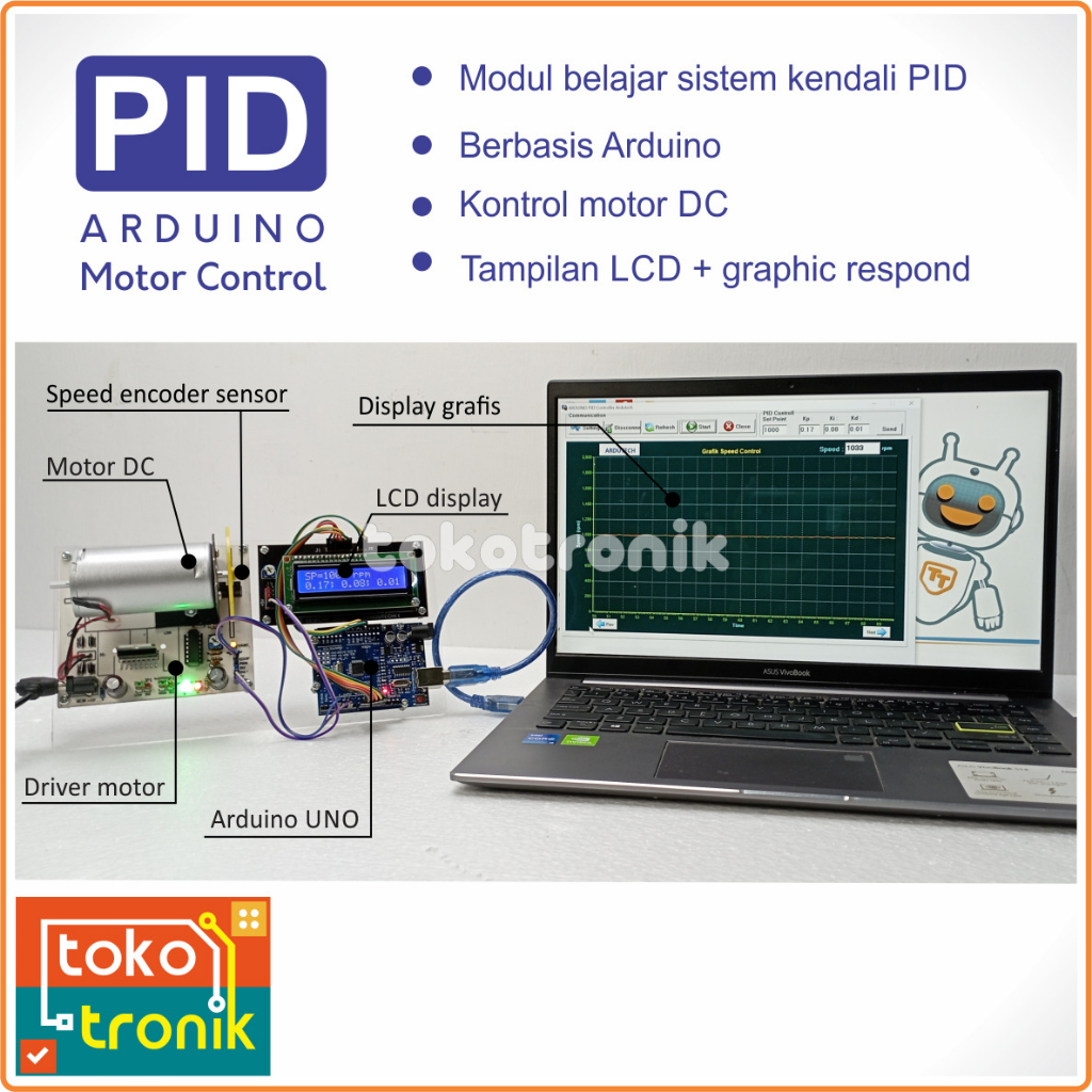 Jual PID Arduino Kontrol Motor DC - Paket Lengkap Belajar Kontrol PID ... Jual PID Arduino Kontrol Motor DC - Paket Lengkap Belajar Kontrol PID ...