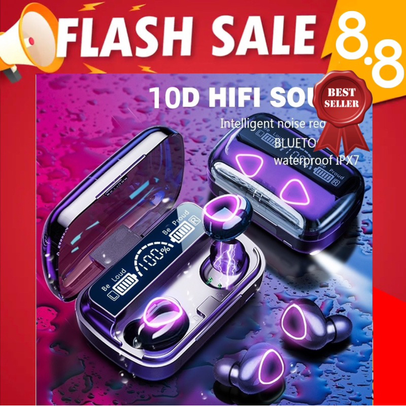 Jual PALING TERMURAH!!! Headset Bluetooth TWS EARPHONE Gaming Super Bas ...