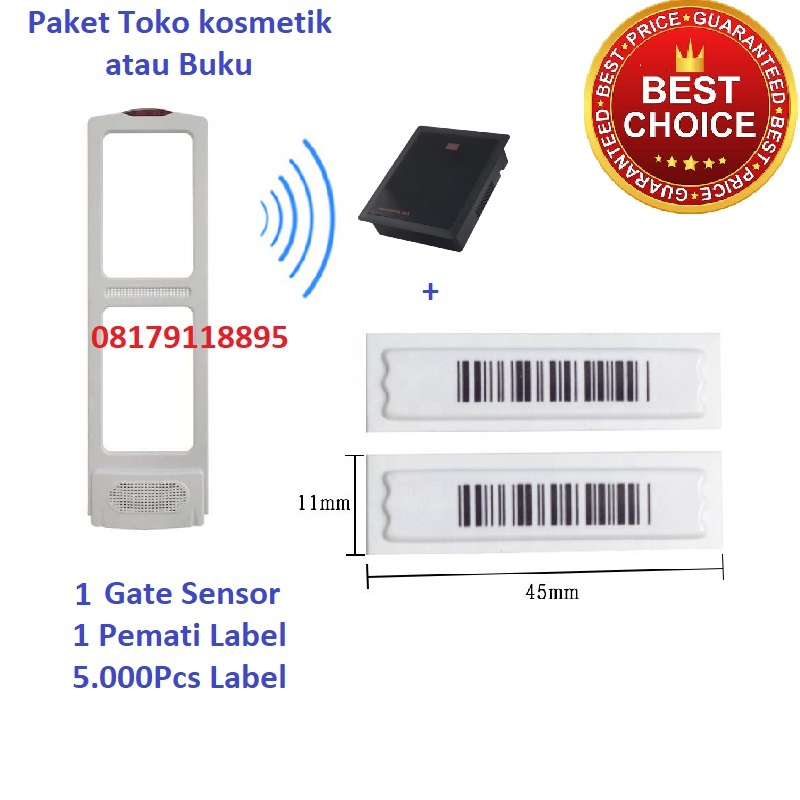Jual Sensor Supermarket toko kosmetik aksesoris Buku perpustakaan Anti ...