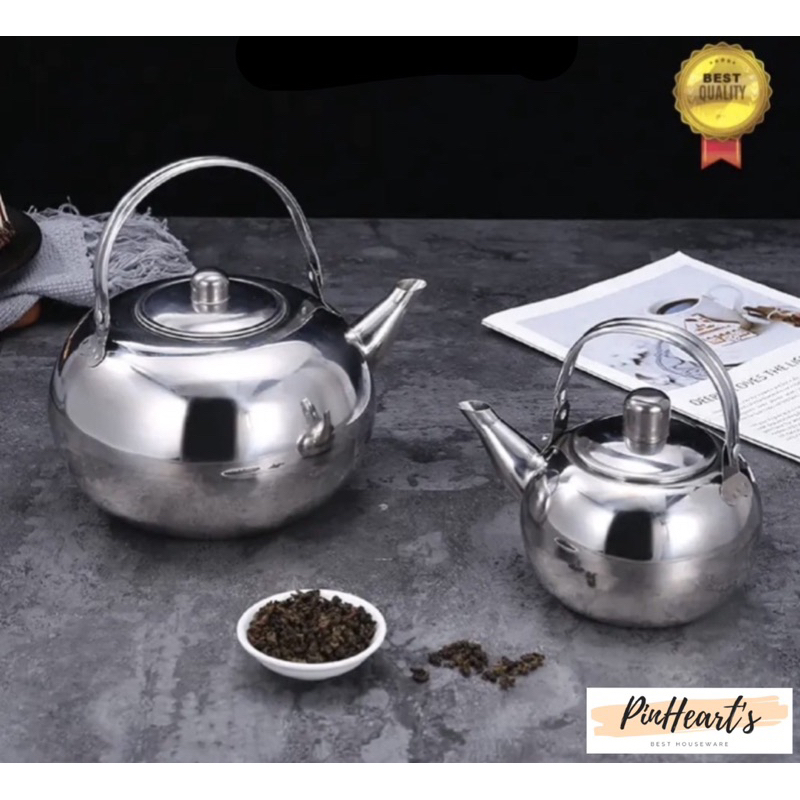 Jual TEKO STAINLESS STEEL BULAT / TEAPOT AIR PANAS TEH STAINLESS STEEL ...