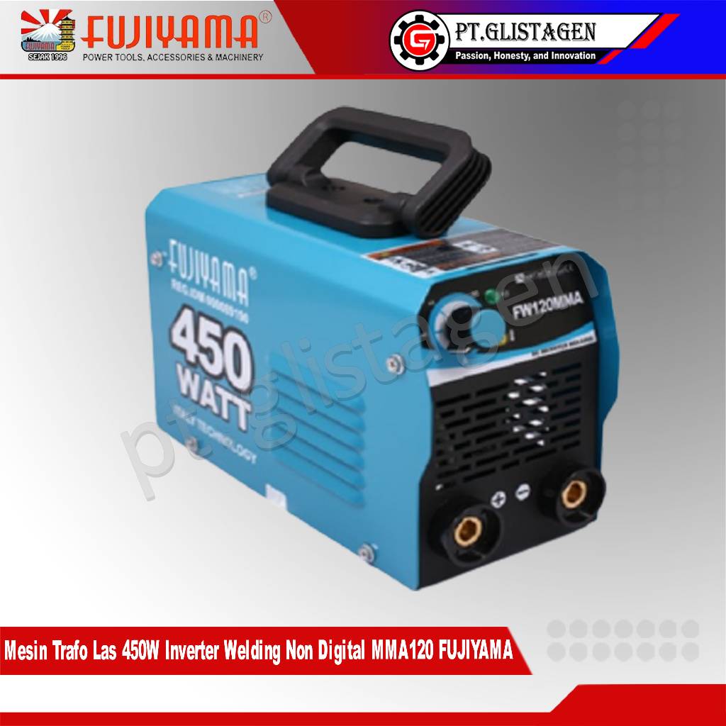 Jual FUJIYAMA Mesin LAS INVERTER Travo Las Listrik Inverter MMA 450w IGBT ( FW120MMA ) | Shopee ...