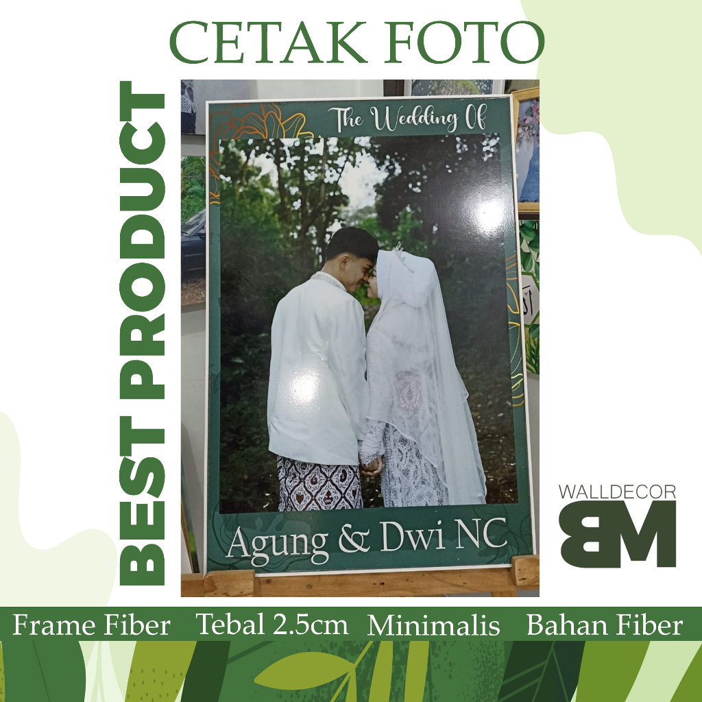 Jual CETAK FOTO FRAME BLOCK UKURAN 40X60 CM LAMINASI | Shopee Indonesia