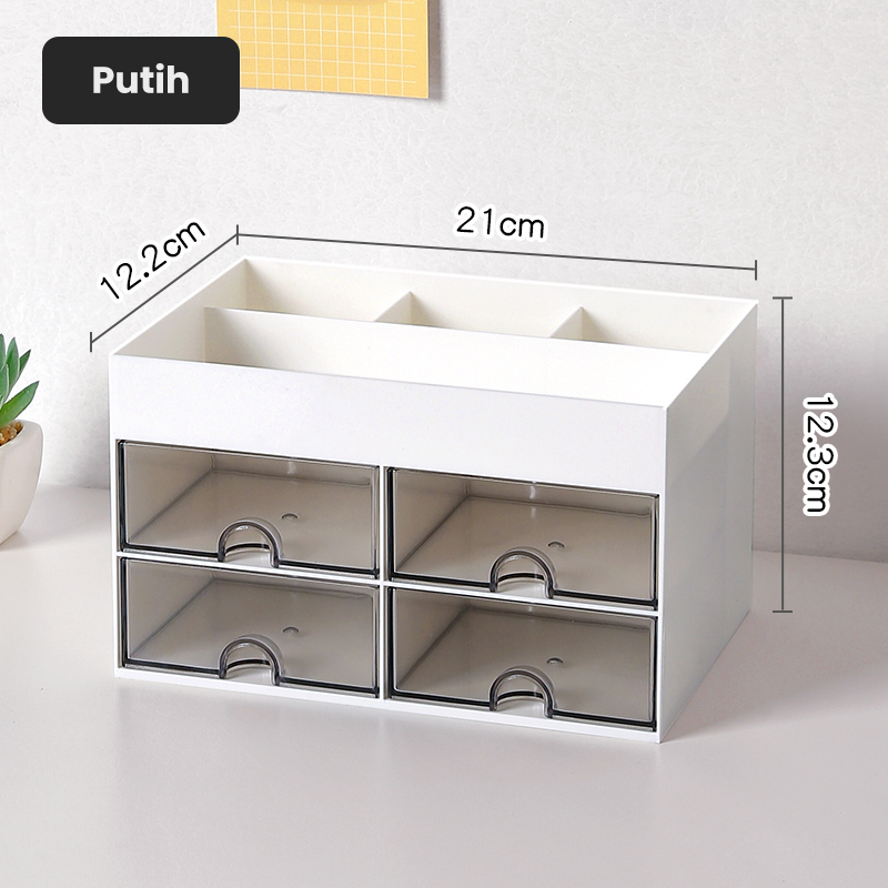 Jual INASO Rak Kosmetik Laci Tingkat Laci Susun Aesthetic Lemari Make ...