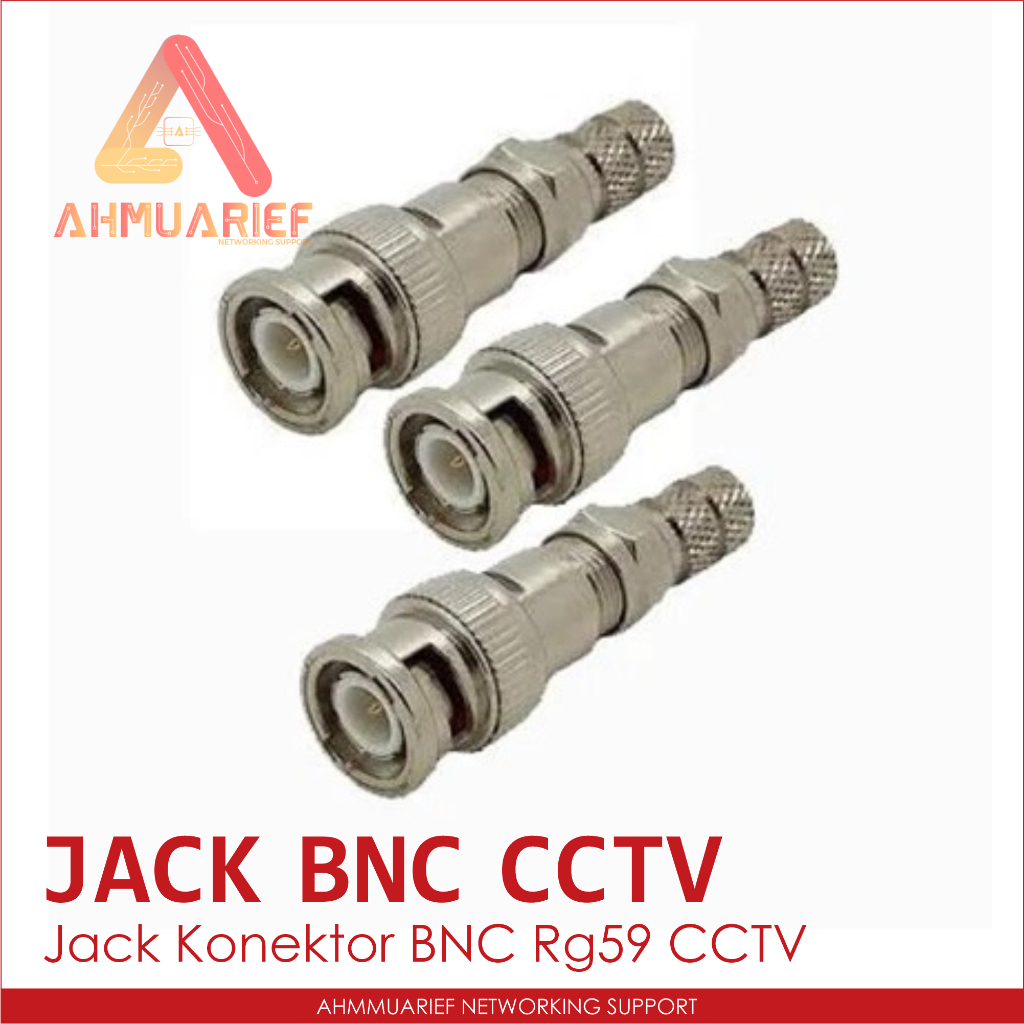 Jual JACK CONNECTOR KONEKTOR BNC CCTV RG59 RG6 | Shopee Indonesia