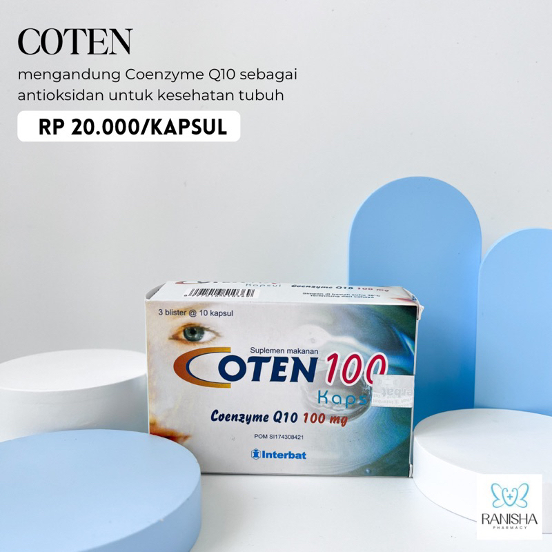 Jual Coten 100 - Suplemen Kesehatan | Shopee Indonesia