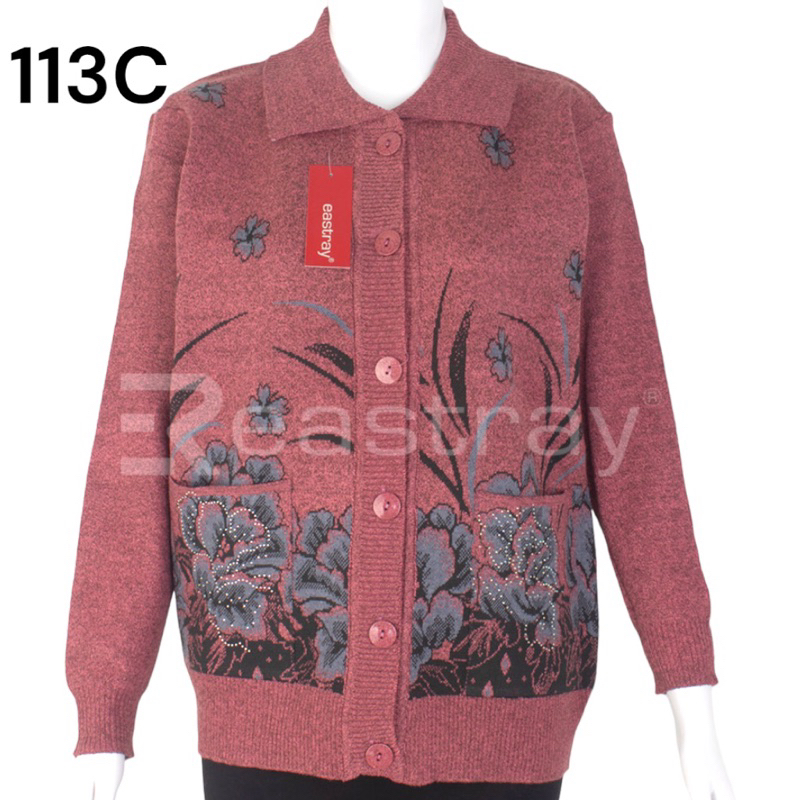 Jual Jaket rajut emak nenek manset rajut ibu bahan tebal premium ...