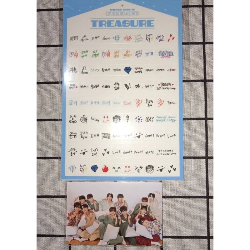 Jual STICKER DECO TREASURE WINTER CAMP + PC GRUP ‼️WAJIB BACA DESKRIPSI ...