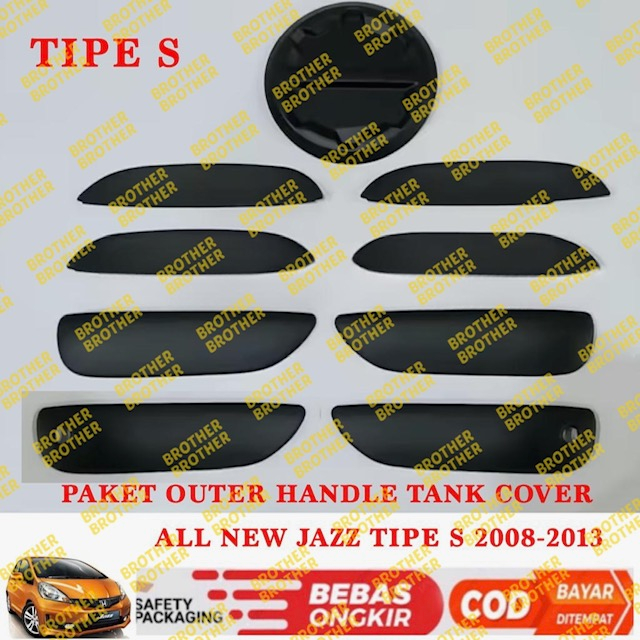 Jual Paket Outer Handle Tank Cover All New Jazz 2008 2012 2013 TIPE S ...