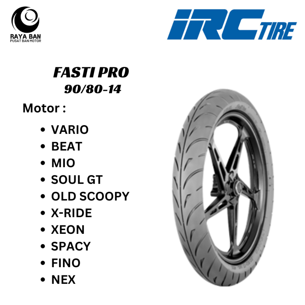 Jual Ban Motor IRC Fasti Pro 90/80-14 TL (Racing Tire) | Shopee Indonesia