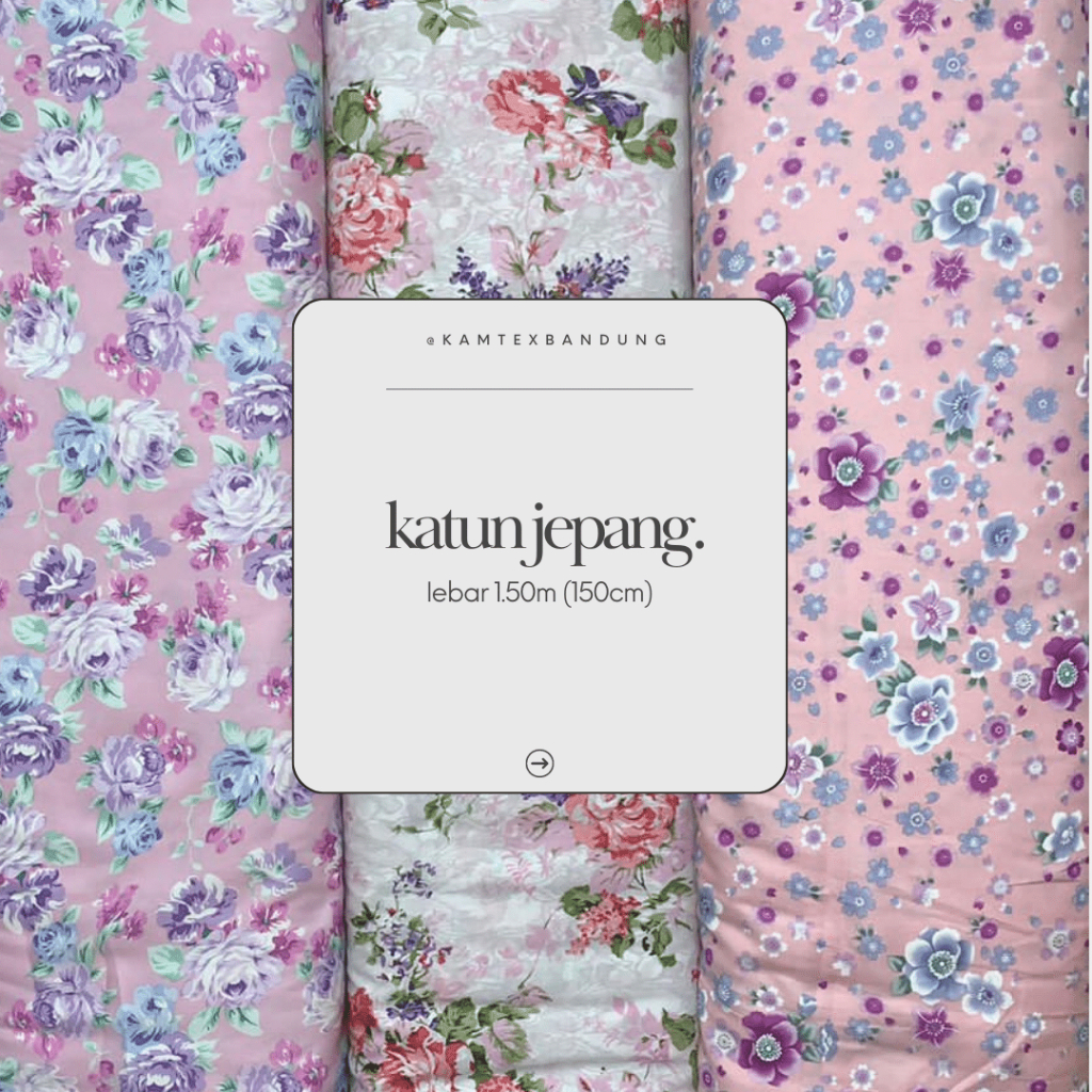 Jual Kain Katun Jepang Motif Bunga Lebar 150cm | Kode Brg: K11 | Shopee ...