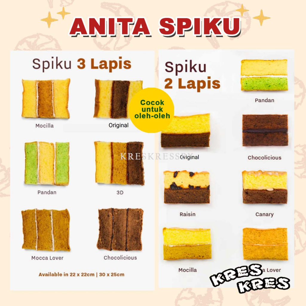 Jual ANITA CLASSIC SPIKU 2 LAPIS ASLI SURABAYA | Shopee Indonesia