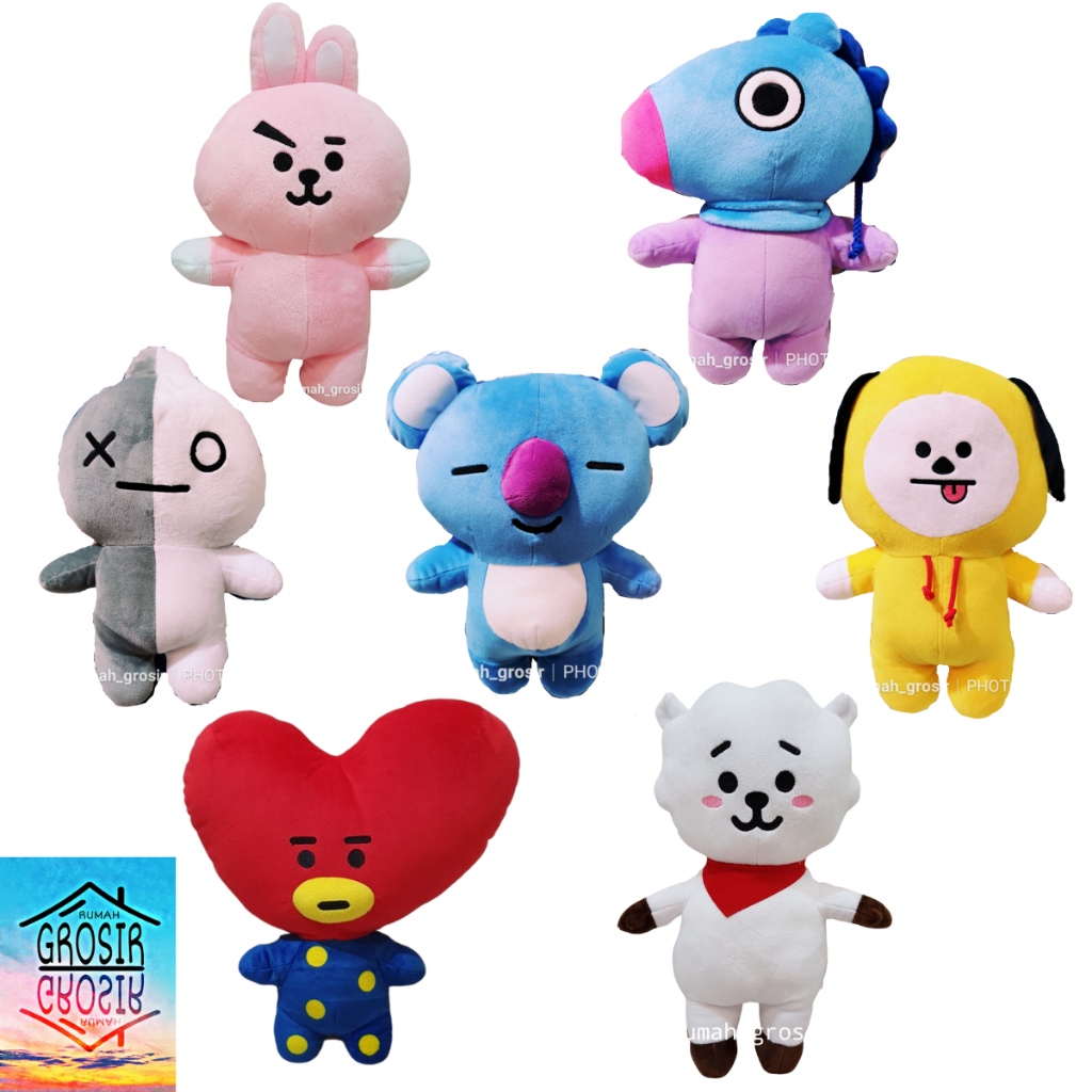 Jual BONEKA BT21 BTS Unofficial Cooky Tata Chimmy Van Koya Rj Lucu ...