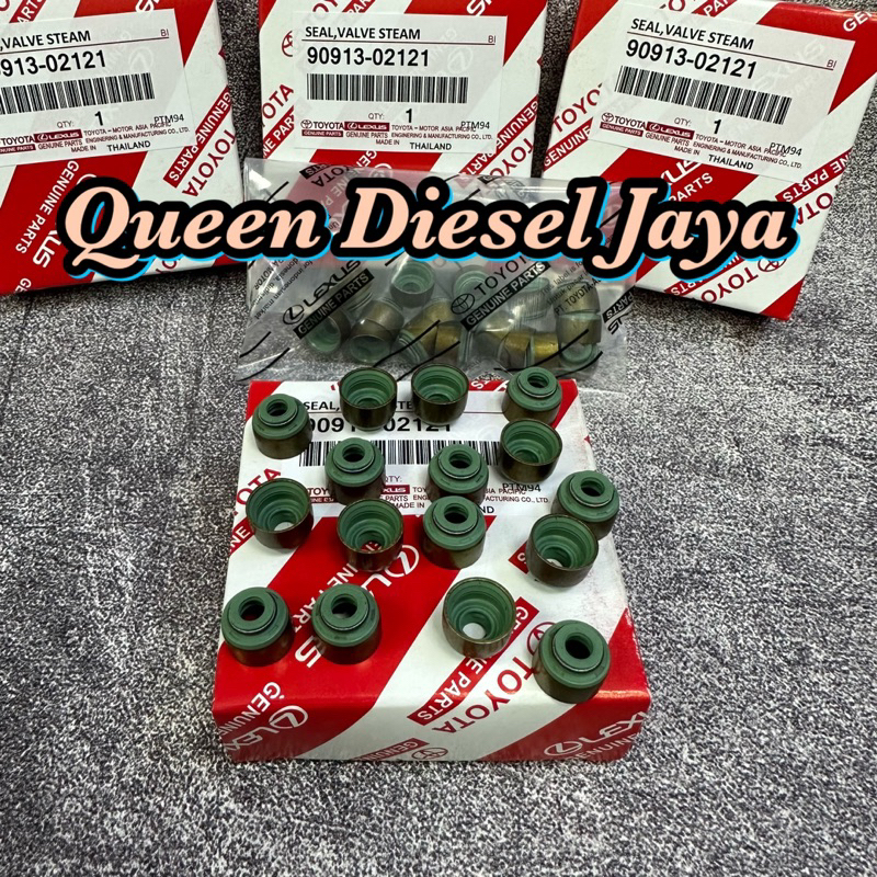 Jual Seal Klep Set Valve Steam Set Fortuner Hilux Innova Inova 1KD-2KD 2.5cc 3.0cc 90913-02121 ...