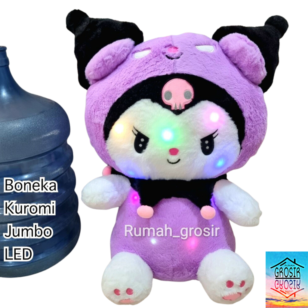 Jual Boneka Kuromi Ukuran Jumbo My Melody Hello Kitty LED Lampu Hadiah ...