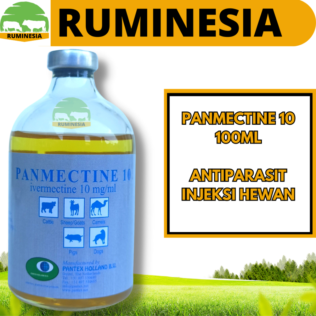 Jual PANMECTINE 10 inj 100 ml - Obat gudik scabies gatal sapi kambing ...