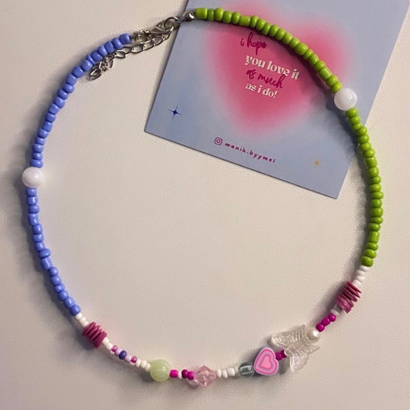 Jual Beads Necklace BY MEL | Kalung manik-manik | necklace beads ...