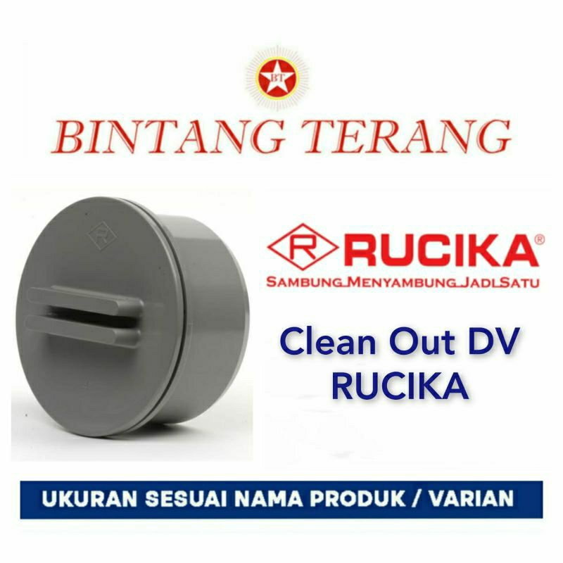 Jual Clean Out 2" Rucika / CO 2 inch Rucika / Dop Drat / Tutup Septic ...