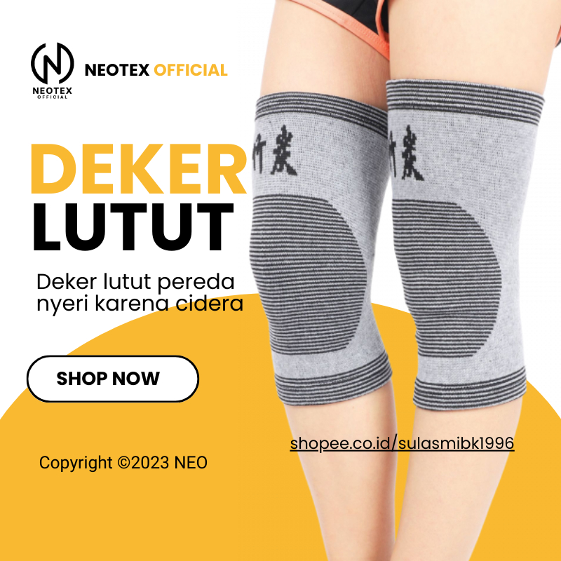 Jual Deker Lutut Anti Rematik Korset Lutut Bahan Serat Arang Bambu ...