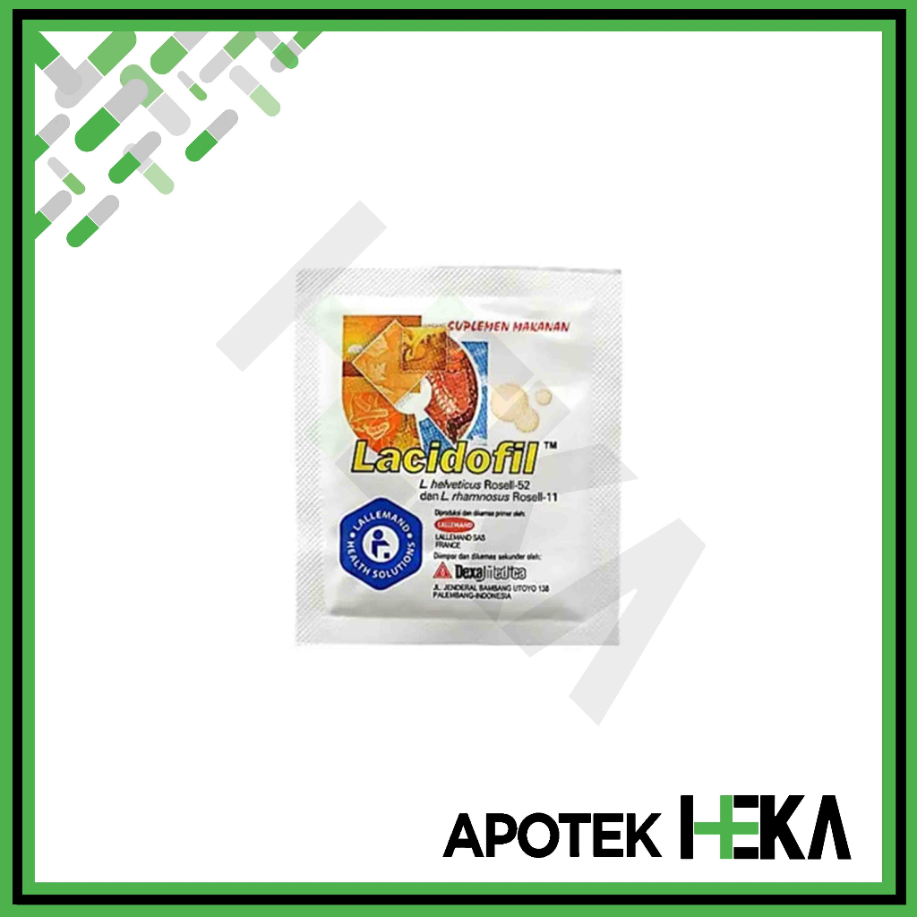 Jual Lacidofil Sachet Satuan 1 Sachet - Serbuk Probiotik Pencernaan ...