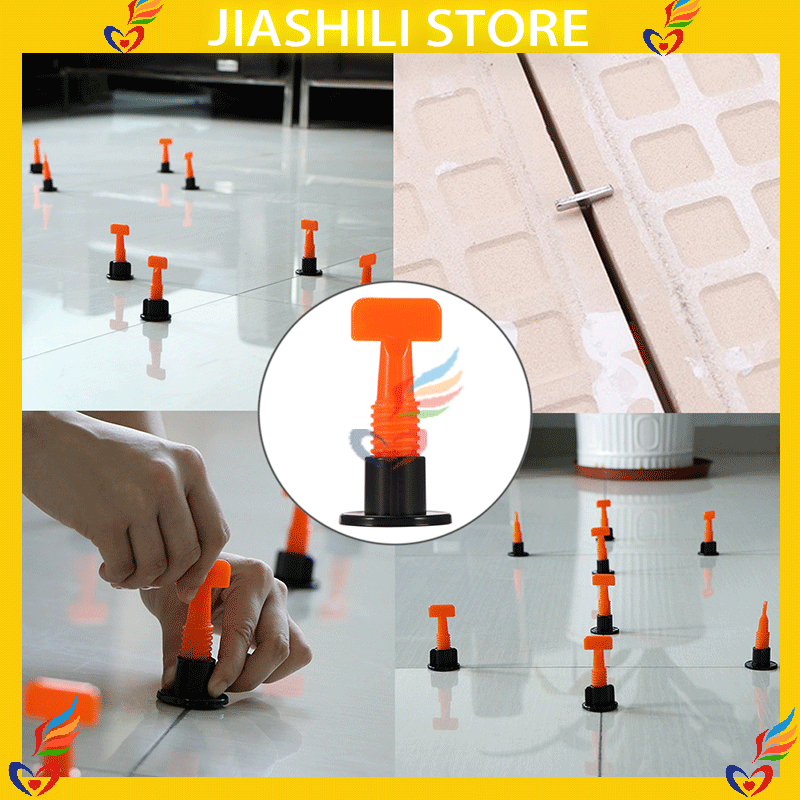 Jual Jiashili_50PCS alat perata granit 1mm/Reuseable Tile Leveling nat ...