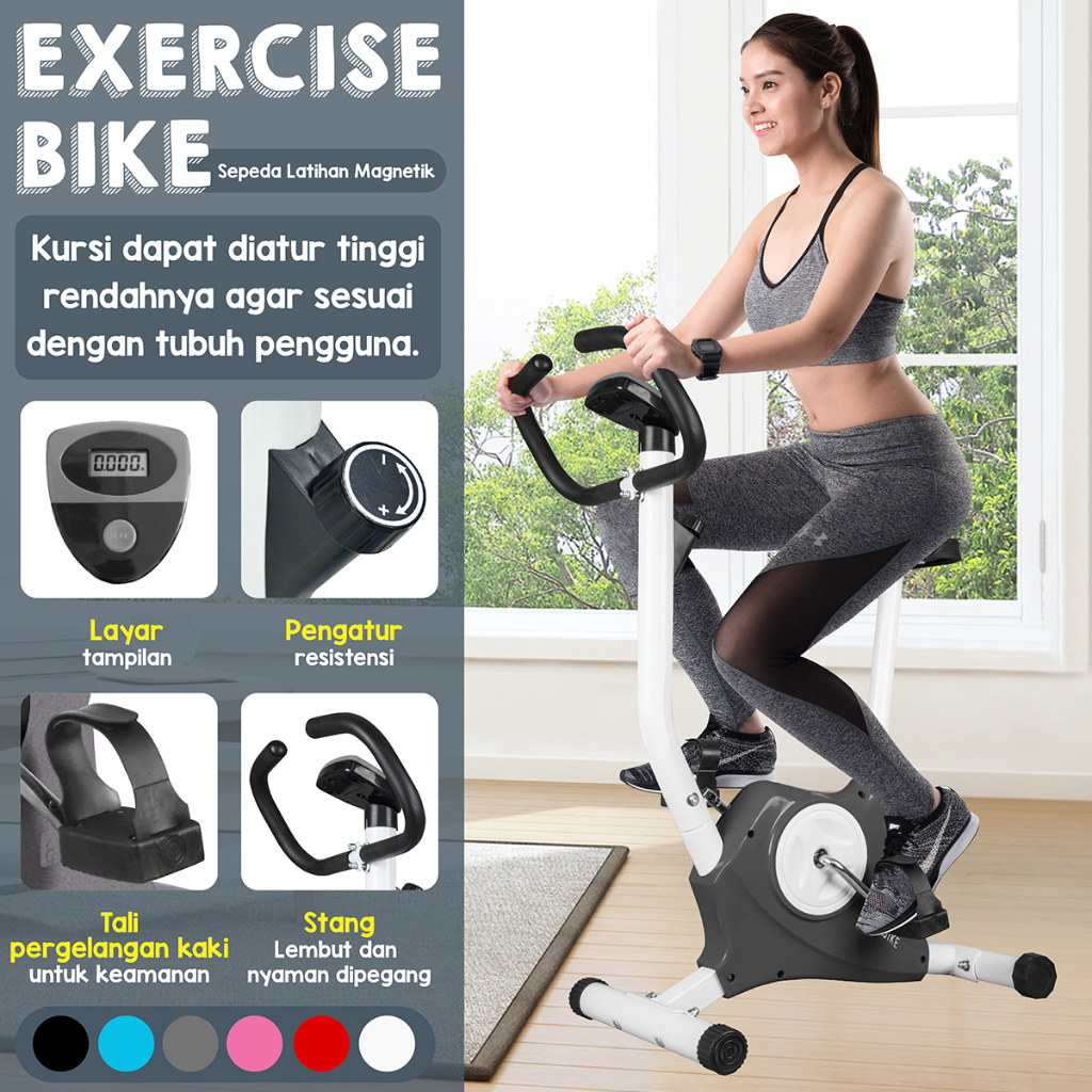 Jual BG SPORT Sepeda Statis Fitness Spinning Bike Excerice YS02 YS04 Alat Gym Fitness Rumahan ...