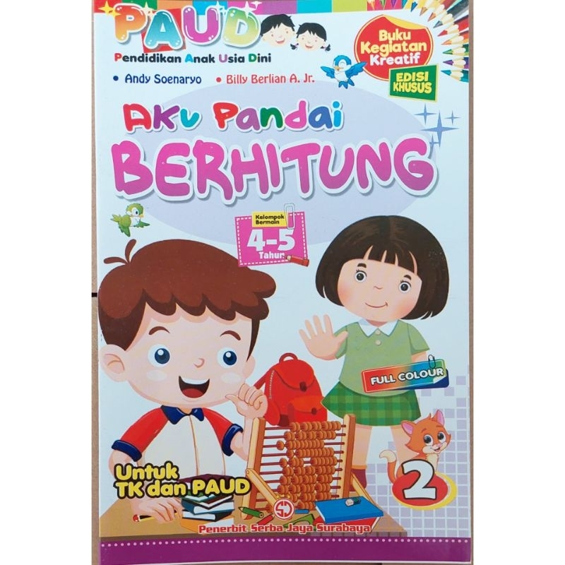 Jual Buku Anak Paud Kreatif Aku Pandai Berhitung 2 Serba Jaya | Shopee Indonesia