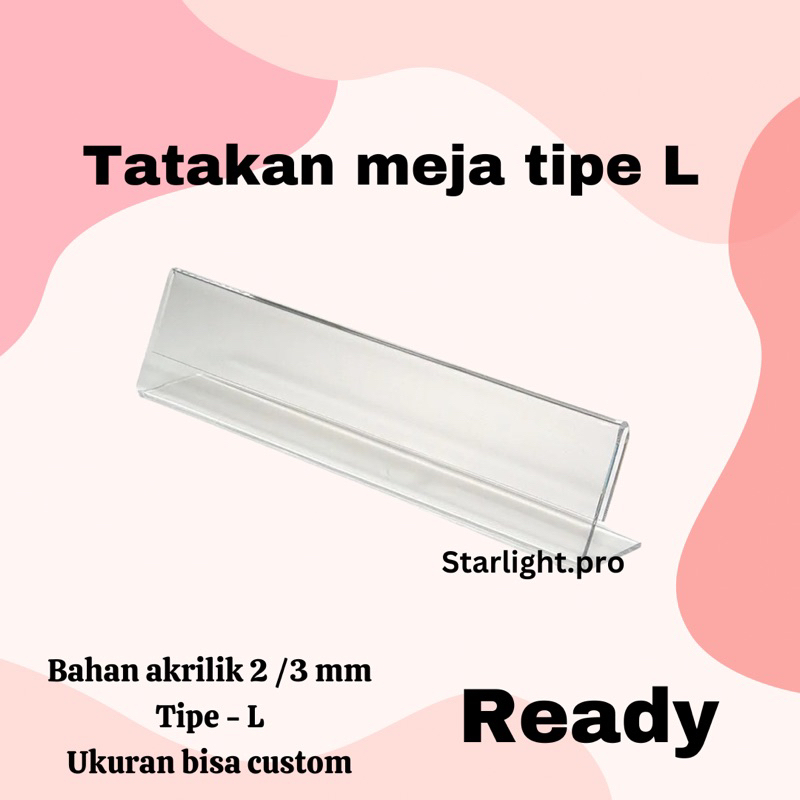 Jual Tatakan display papan meja tipe L | Shopee Indonesia