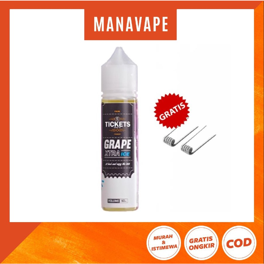 Jual TICKET GRAPE XTRA ICE 60ML by TICKETS BREW | Shopee Indonesia