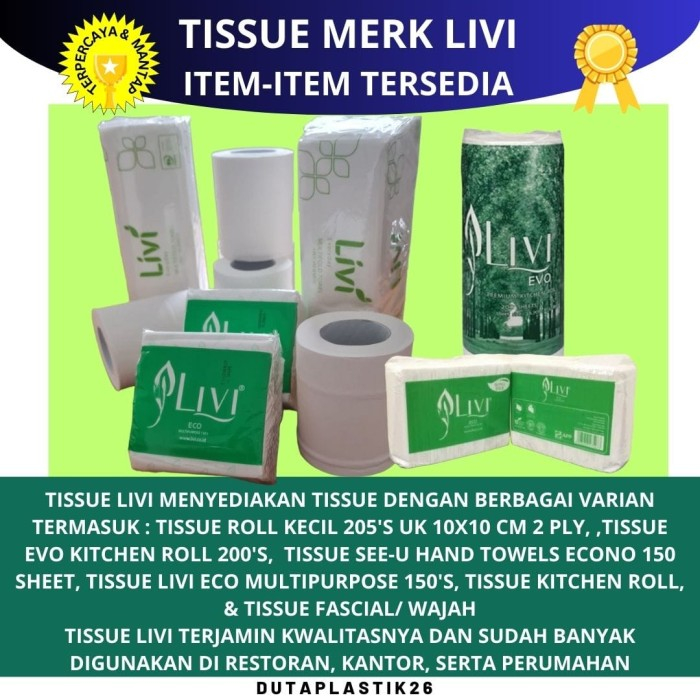 Jual Tissue Merk Livi Berbagai Varian | Shopee Indonesia