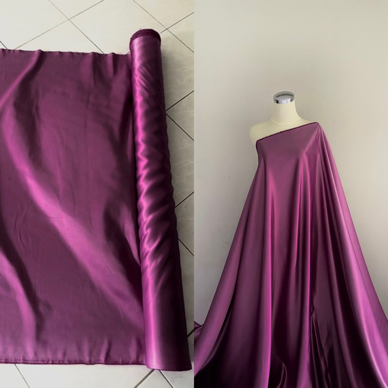 Jual Kain SATIN BRIDAL DUCHESS PREMIUM ORI / Dutches Saten / Dutchess ...