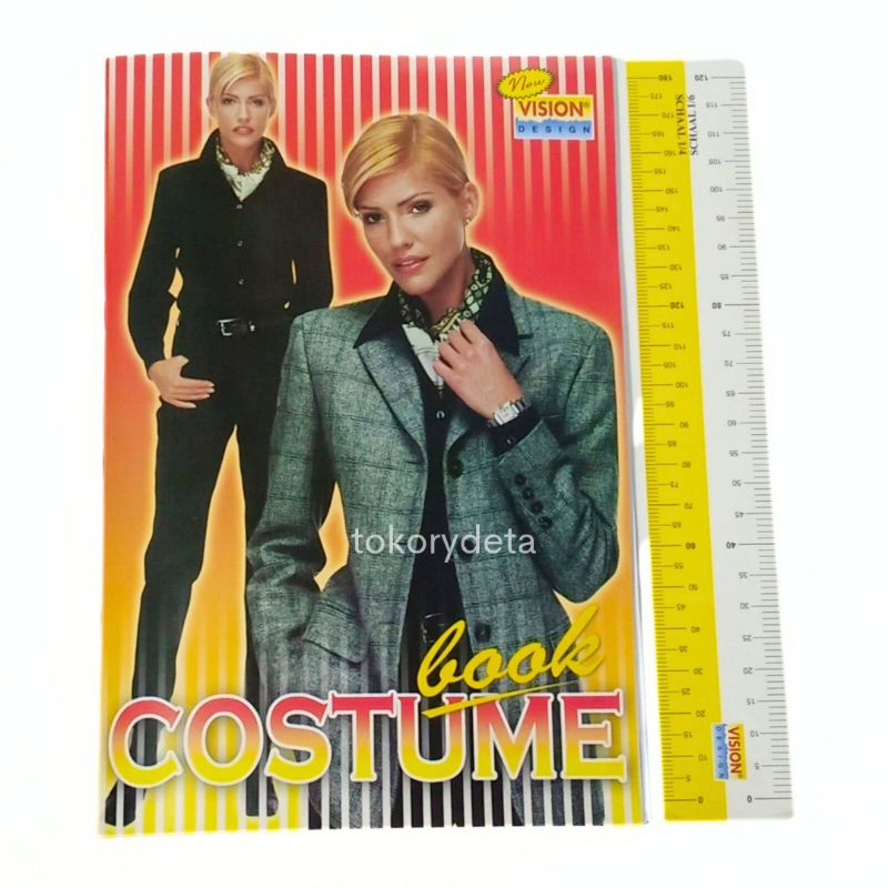 Jual RYDETA - BUKU COSTUME/COSTUM/JAHIT/DESAIN VISION UKURAN FOLIO ISI ...
